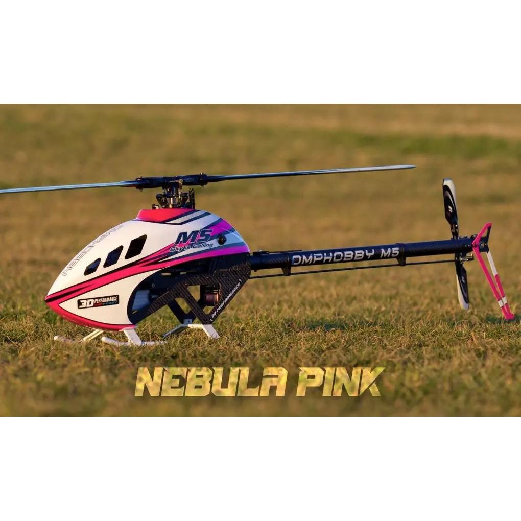 OSHM512P OMPHOBBY M5 RC Helicopter with Blades Nebula Pink (pre order ...