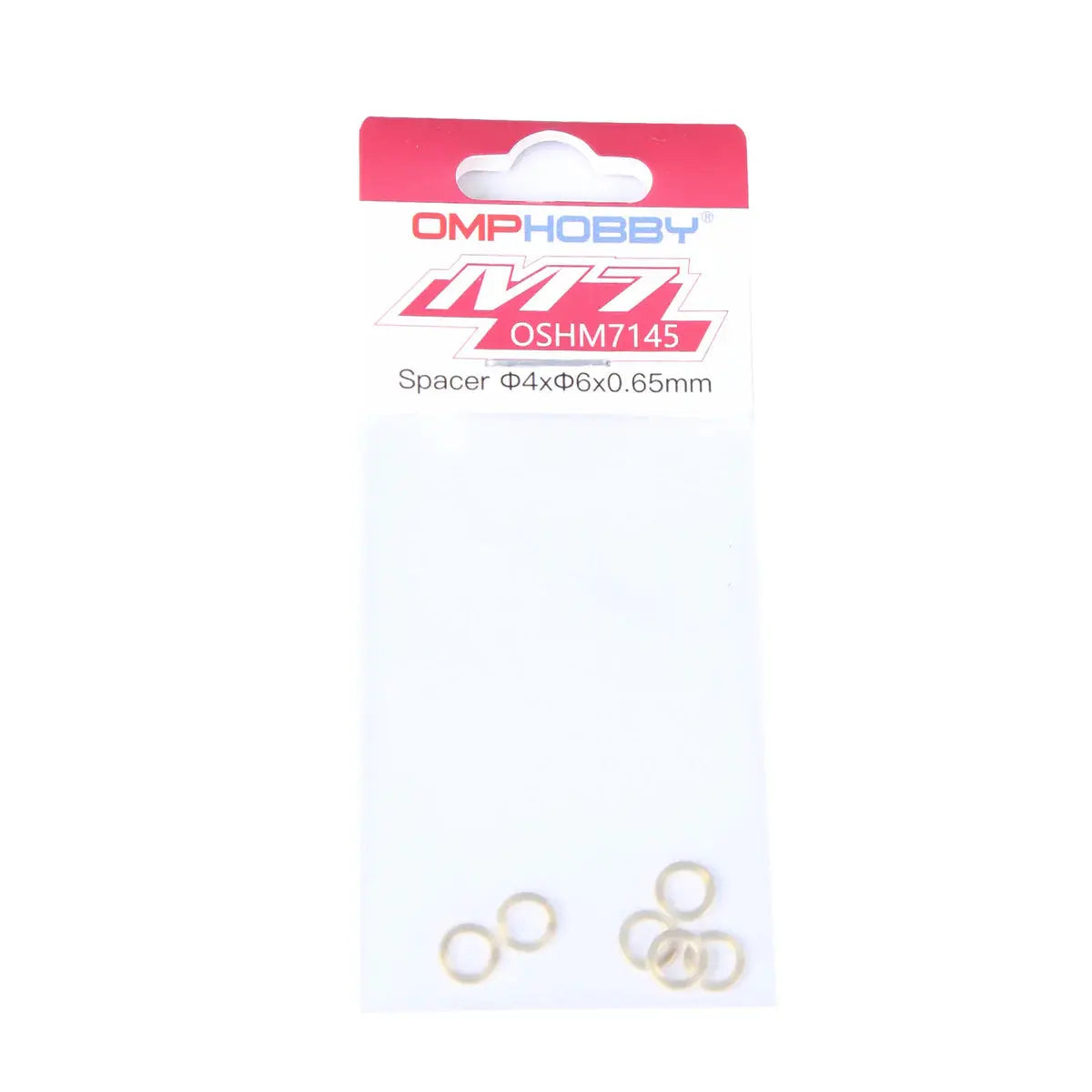 OSHM7145 OMPHOBBY M7 Washer Ø4x6x0.65 (×6) - Mad 4 Heli| Mad 4 Heli