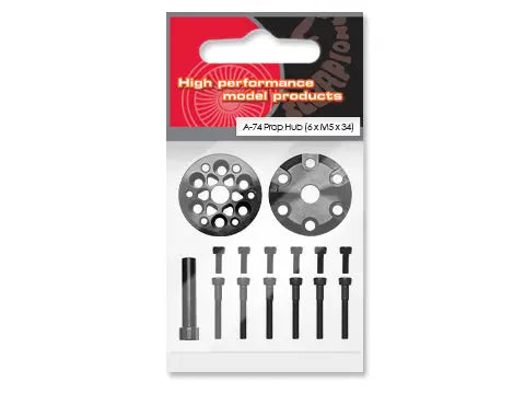 Scorpion A-74 Prop Hub, 6 x M5x34 (Special Order) - Mad 4 Heli| Mad 4 Heli