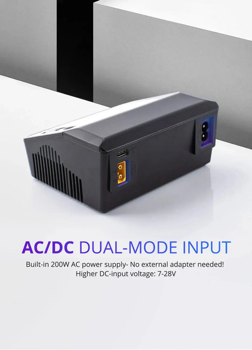 ToolkitRC - M6DAC AC / DC Smart Charger AC 200w / DC 350w x2 - Mad 4 ...