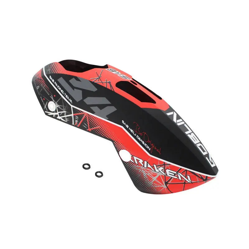 H1381-S CARBON FIBER CANOPY KRAKEN 580 NITRO - Mad 4 Heli| Mad 4 Heli